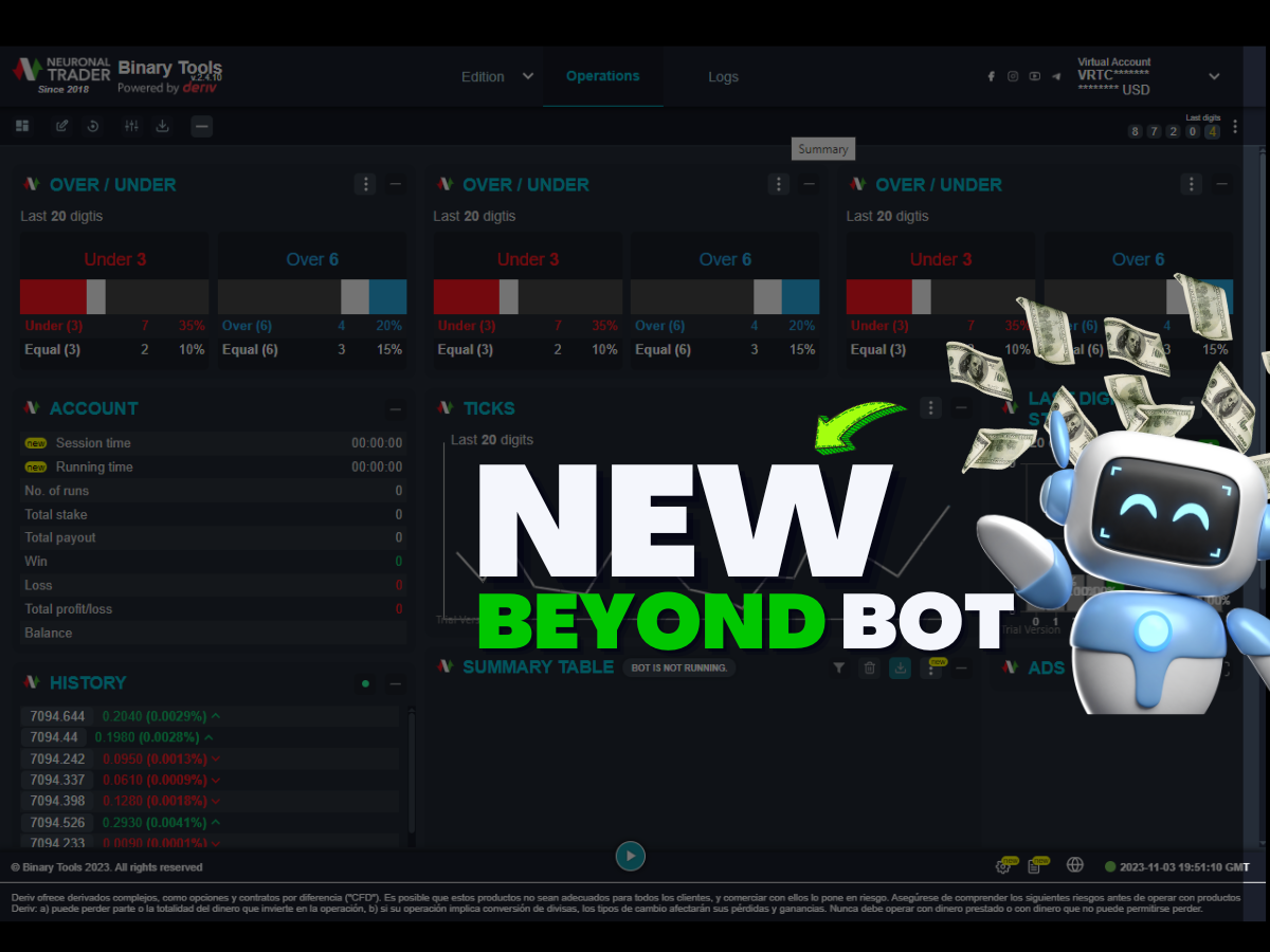 BEYOND BOT AVAILABLE NOW ON BINARYTOOLS.IO - Neuronal Trader
