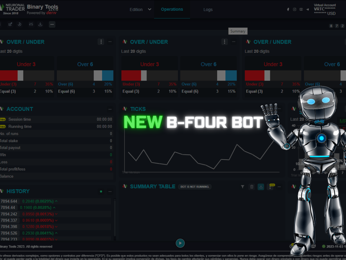 B-FOUR BOT AVAILABLE NOW ON BINARYTOOLS.IO - Neuronal Trader